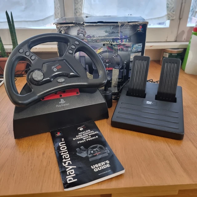 VOLANTE SONY PS1 Mad Catz Usato Pochissimo Retrogame Playstation 1 EUR ...