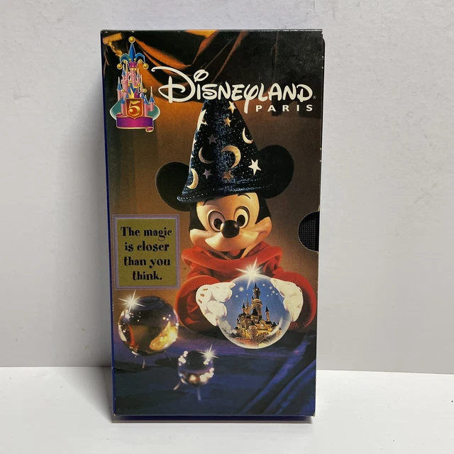 RARE DISNEYLAND PARIS Travel Agent Presentation VHS Video Cassette Tape rare-disneyland-paris-travel-agent-presentation-vhs-video-cassette-tape