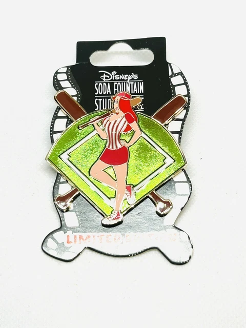 DISNEY PIN DSSH Disney Soda Fountain - Jessica Rabbit Baseball - Roger ...