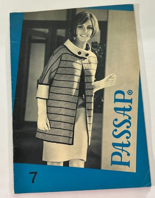 PASSAP KNITTING PATTERN Books Vintage Knitting Machine Patterns 1968 RARE FIND £31.88 - PicClick UK