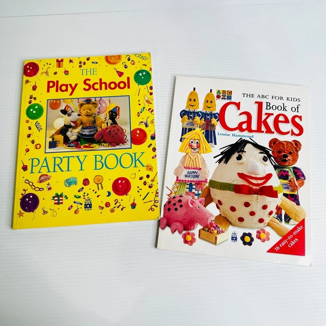 PLAY SCHOOL PARTY Book ABC For Kids Book of Cakes Banana's in Pajamas £ ...