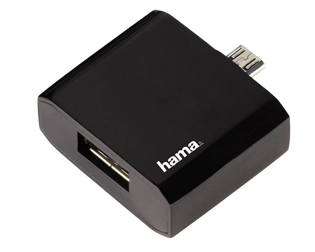 HAMA MICRO-USB OTG Adaptateur USB Host Clé Daten-Transfer pour Mobile ...