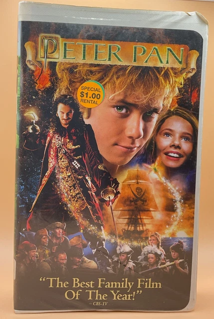 PETER PAN VHS 2004 Clamshell Live Action Late Era **Buy 2 Get 1 Free ...