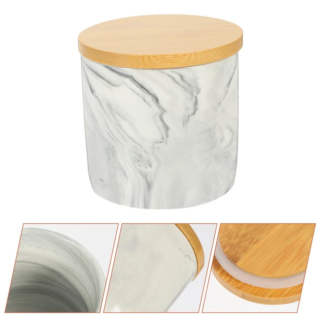 CONTENITORE DEL SALE Contenitori Per Torte Coperchio Ceramica Torta EUR ...
