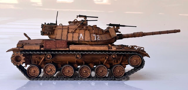 1:35 US ARMY M60 A1 reactive Armor MBT Tank Tamiya Model Kit gebaut pro ...