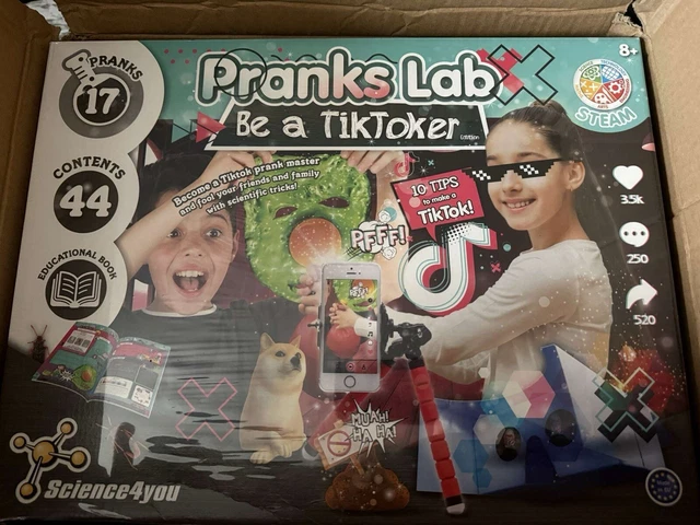 SCIENCE 4 YOU pranks lab be a tiktoker creation set NEW £12.00 ...
