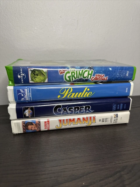 WARNER BROS DREAMWORKS Universal Kids Family Clamshell VHS Movies Lot ...