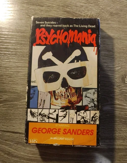 PSYCHOMANIA VHS VCR Video Tape Used Movie George Sanders Horror Vintage ...