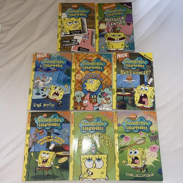 SPONGEBOB SQUAREPANTS 2003 VTG Cinemanga Comic Book Lot 8 Nickelodeon ...