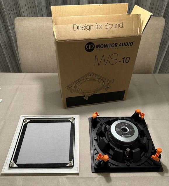 MONITOR AUDIO IWS-10 In-Wall Subwoofer £295.00 - PicClick UK
