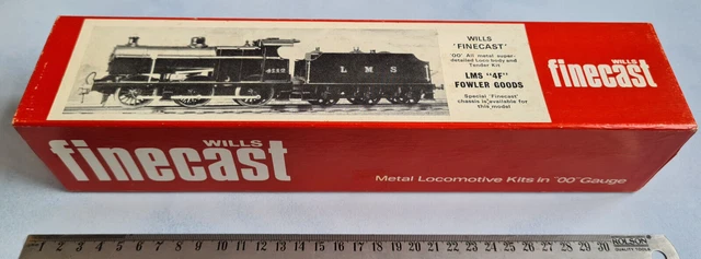 WILLS FINECAST LMS 4F Fowler Goods 0-6-0 Metal Loco Kit inc. Wheels OO ...