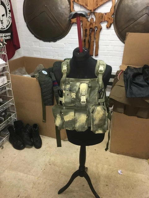 GENUINE UKSF SPECIAL forces Blackhawk olive spray painted Chest Rig £ ...