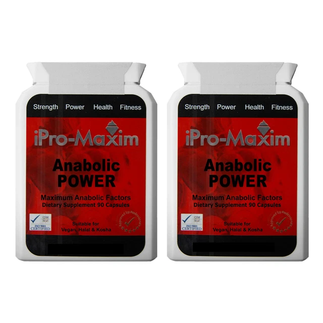 IPRO-MAXIM ANABOLES BODYBUILDING EXTREME STÄRKE MUSKELGEWINN 180 Kappen ...