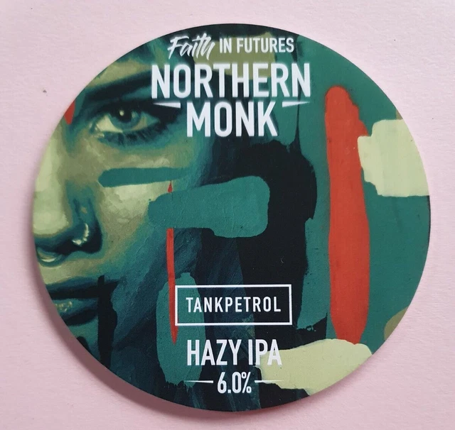 CRAFT BEER KEG font pump badge NORTHERN MONK brewery TANK PETROL ale £1 ...