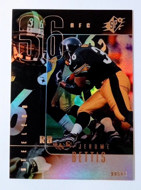1999 NFL SPX Pittsburgh Steelers Hall Of Fame running back Jerome ...
