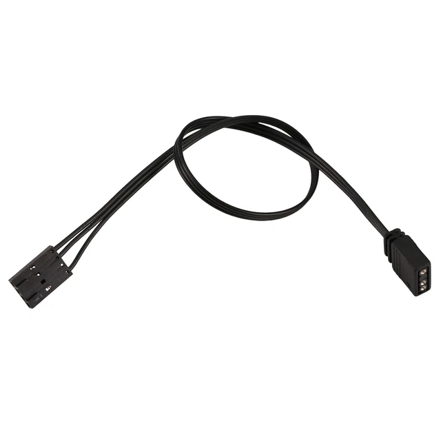 FOR 4PIN RGB to Standard ARGB 3-Pin 5V Adapter Connector RGB Cable 25cm ...