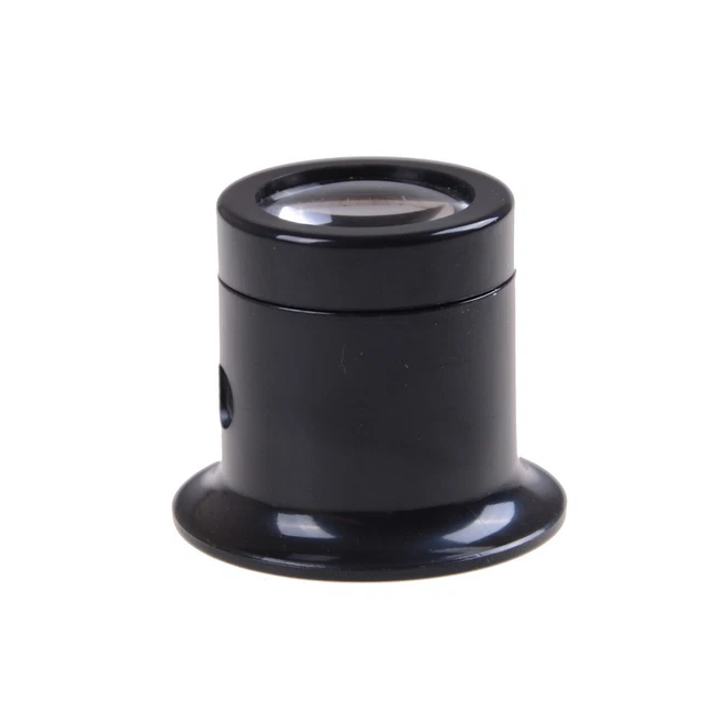 10X MONOCULAR MAGNIFYING Loupe Lens Magnifier Eyeglass Jeweler Repair ...