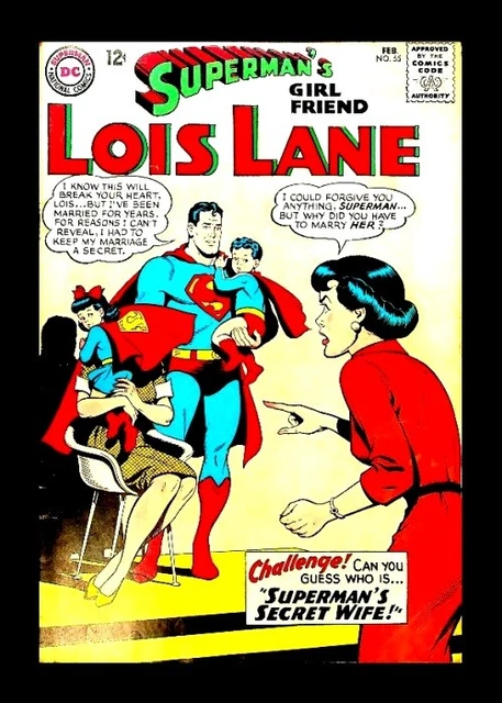 SUPERMAN'S GIRLFRIEND LOIS Lane Vol #1, Issue #55, February 1965, Dc ...