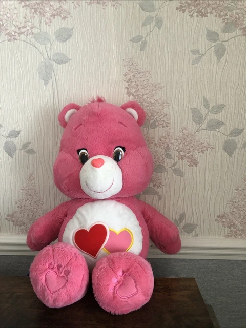 CARE BEARS LOVE-A-LOT Plush 50cm Pink. 2016 £11.86 - PicClick UK