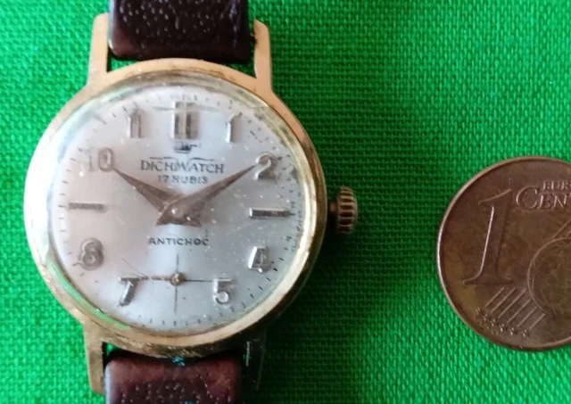 DICHI WATCH 17 Rubis Antichoc orologio vintage lotto mercatino ...