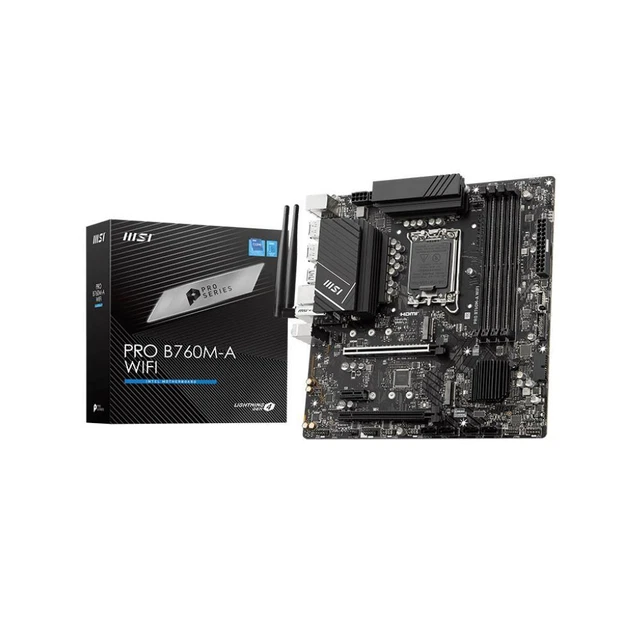 MSI PRO B760M-A WIFI Socket 1700/B760/Ddr5/S-Ata 6Gb/S/Micro Atx £168.65 - PicClick UK