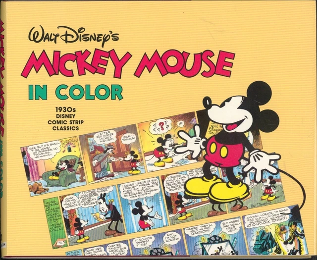 WALT DISNEY'S MICKEY Mouse in Color - 1930's Comic Strips - Hardback ...