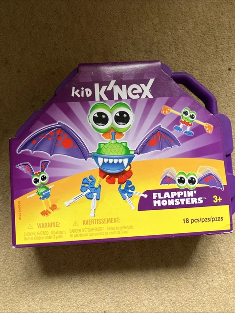 KNEX FLAPPIN MONSTERS 18 pce 3 yrs+ £21.99 - PicClick UK