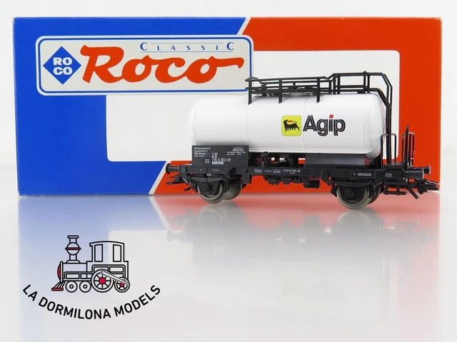 RB22 H0 =DC ROCO VAGON MERCANCIAS CISTERNA AGIP de la DB - OVP EUR 9,99 ...