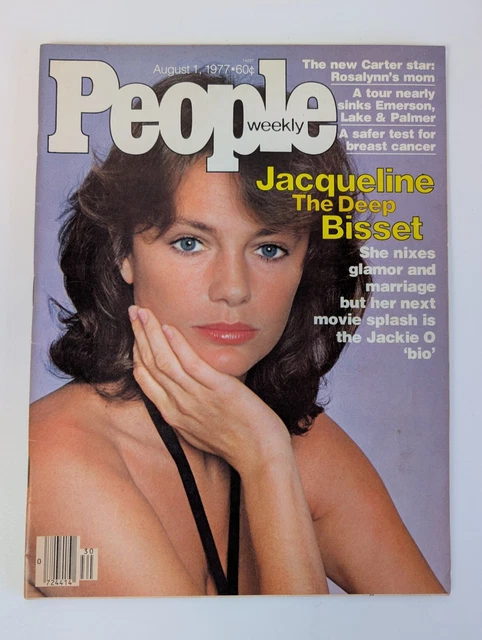 PEOPLE MAGAZINE; JACQUELINE Bisset; Jimmy Carter MIL; August 1 1977 £7. ...