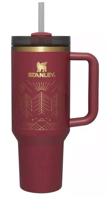 STANLEY CRANBERRY WINTERSCAPE QUENCHER H2.0 FLOWSTATE TUMBLER 40oz £53. ...