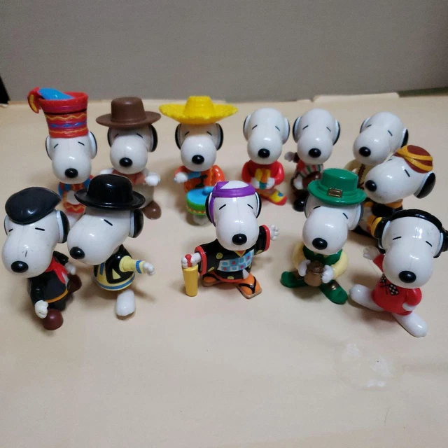 FIGURA SNOOPY PEANUTS McDonald's Happy Set Charles Monroe Schulz Lotto ...