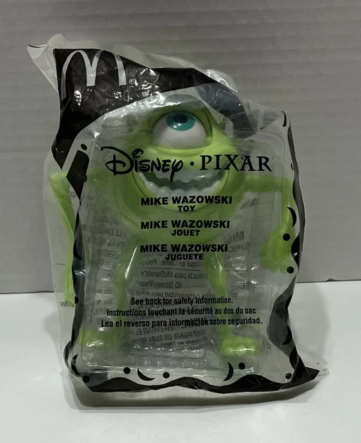 DISNEY PIXAR MONSTERS Inc McDonald's Happy Meal Toys Mike Wazowski 2001 ...