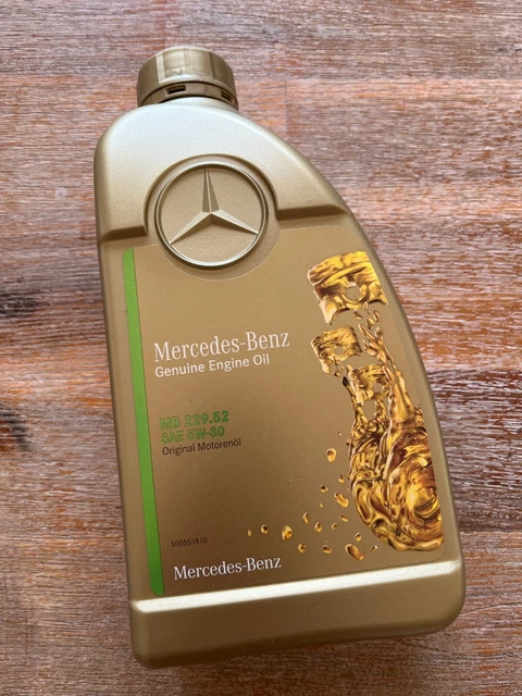 OLIO MOTORE ORIGINALE Mercedes Benz SAE 5W-30, MB 229.52, olio motore ...