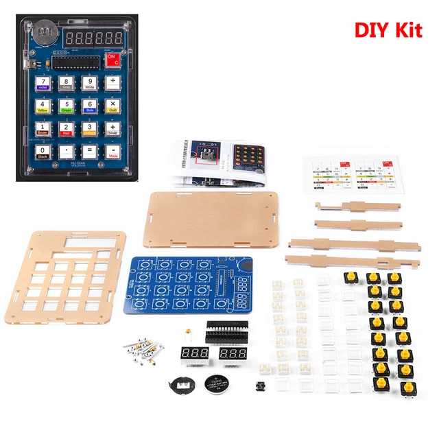 DESKTOP CALCULATOR DIY Electronic Kit Welding Training Production ...