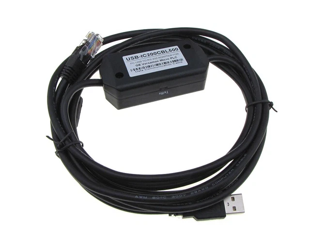 USB PROGRAMMING CABLE USB-IC200CBL500 for VersaMax Nano/Micro PLC $29. ...