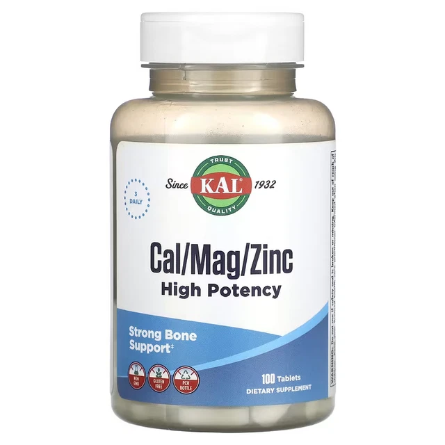 KAL, CAL/MAG/ZINC, HIGH Potency , 100 Tablets, Expiry"2027 £14.98 ...