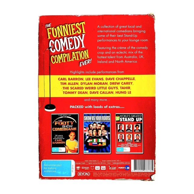 THE FUNNIEST COMEDY Compilation Ever! DVD 2009 3-Disc Gift Set Reg 4 ...
