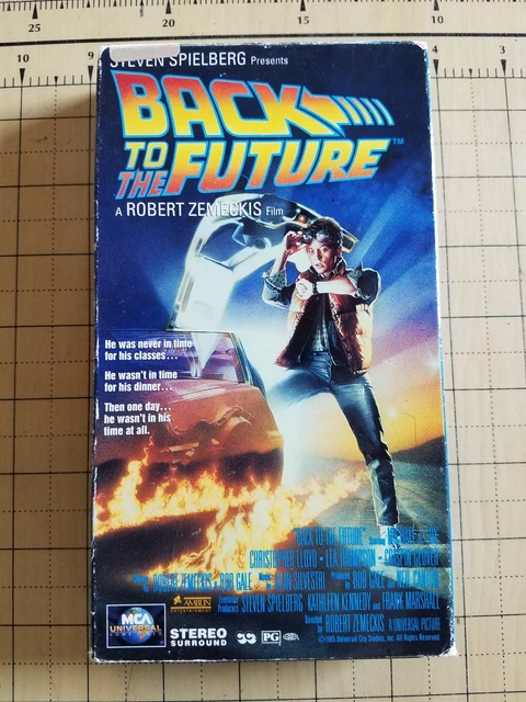 BACK TO THE Future VHS Michael J Fox Christopher LLoyd Lea Thompson £11 ...