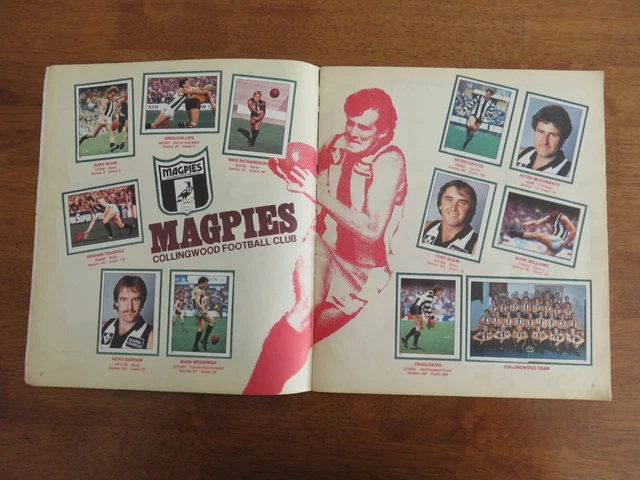 1984 SCANLENS VFL Sticker Album. Complete With All Stickers. Excellent ...