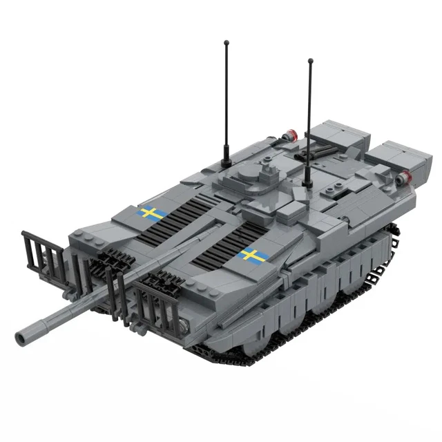 SWEDISH ARMY STRIDSVAGN STRV-103 S-Tank Armored Vehicle tank car moc ...