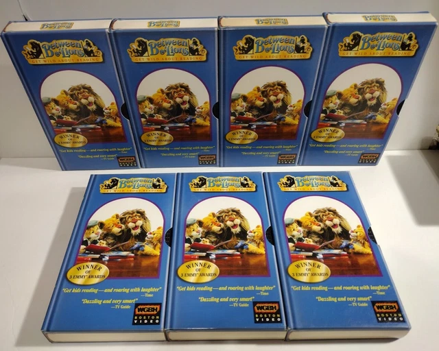 VINTAGE BETWEEN THE LIONS Kids Learning TV Show VHS LOT READING ...