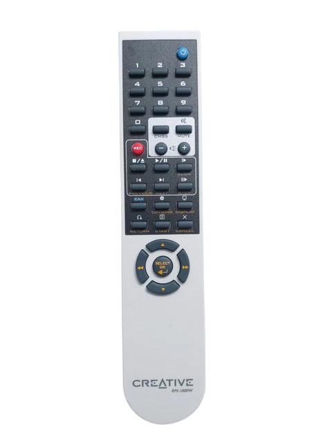 ORIGINAL CREATIVE RM1000W Audio System Remote Control RM-1000W - IR ...