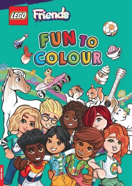 LEGO FRIENDS: FUN to Colour by Buster Books (English) Paperback Book ...