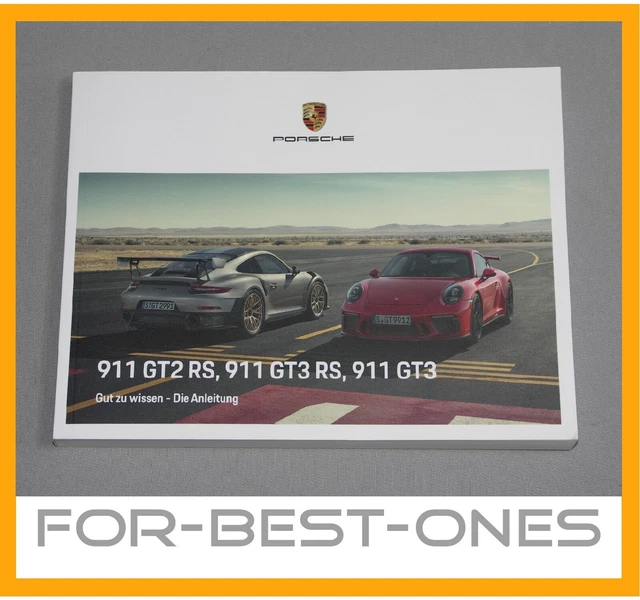 NEW PORSCHE 911 991 GT3 GT2RS GT3RS Operating Instructions Operating ...