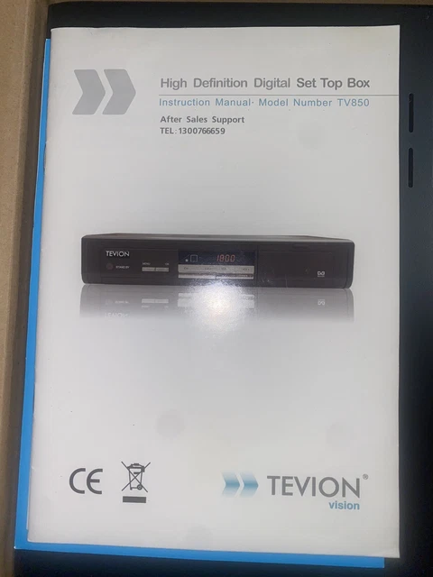 BRAND NEW TEVION High Definition Digital Set Top Box Set With Remote ...