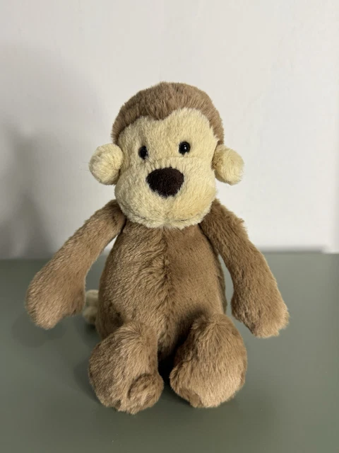 JELLYCAT SMALL BASHFUL Monkey BNWT £31.88 - PicClick UK