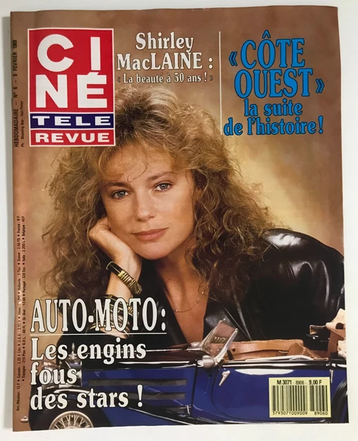 CINE REVUE 6/1989-SHIRLEY Mac Laine-David Hasselhoff-Kirstie Alley-Don ...