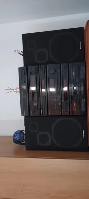 PIONEER HIFI STACKING System With Record Deck £150.00 - PicClick UK