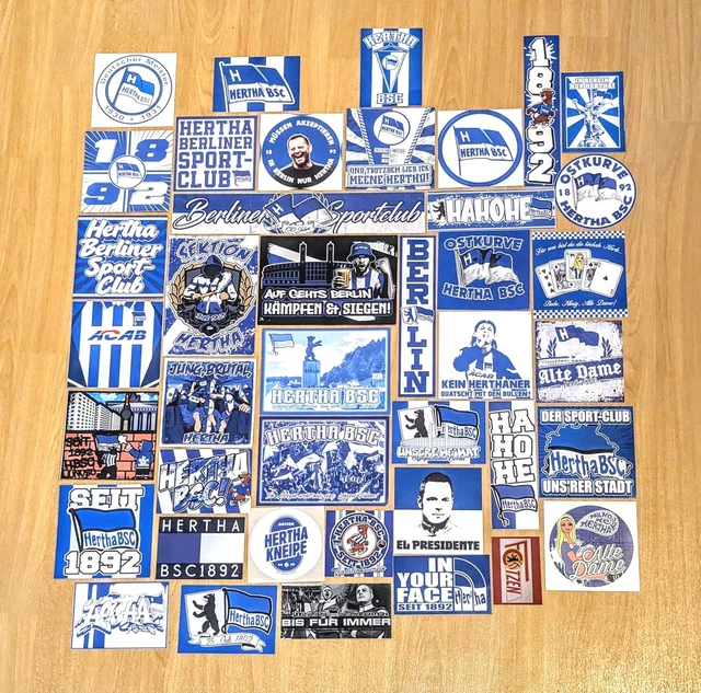 AUFKLEBER MIX ULTRAS Hertha BSC Berlin 41x Fanszene Sticker Alte Dame ...