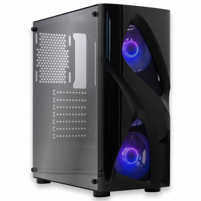 CASE GAMING RGB ATX Micro-Atx Mini Itx Tower Caja Computer PC Juego Torre EUR 163,03 - PicClick ES